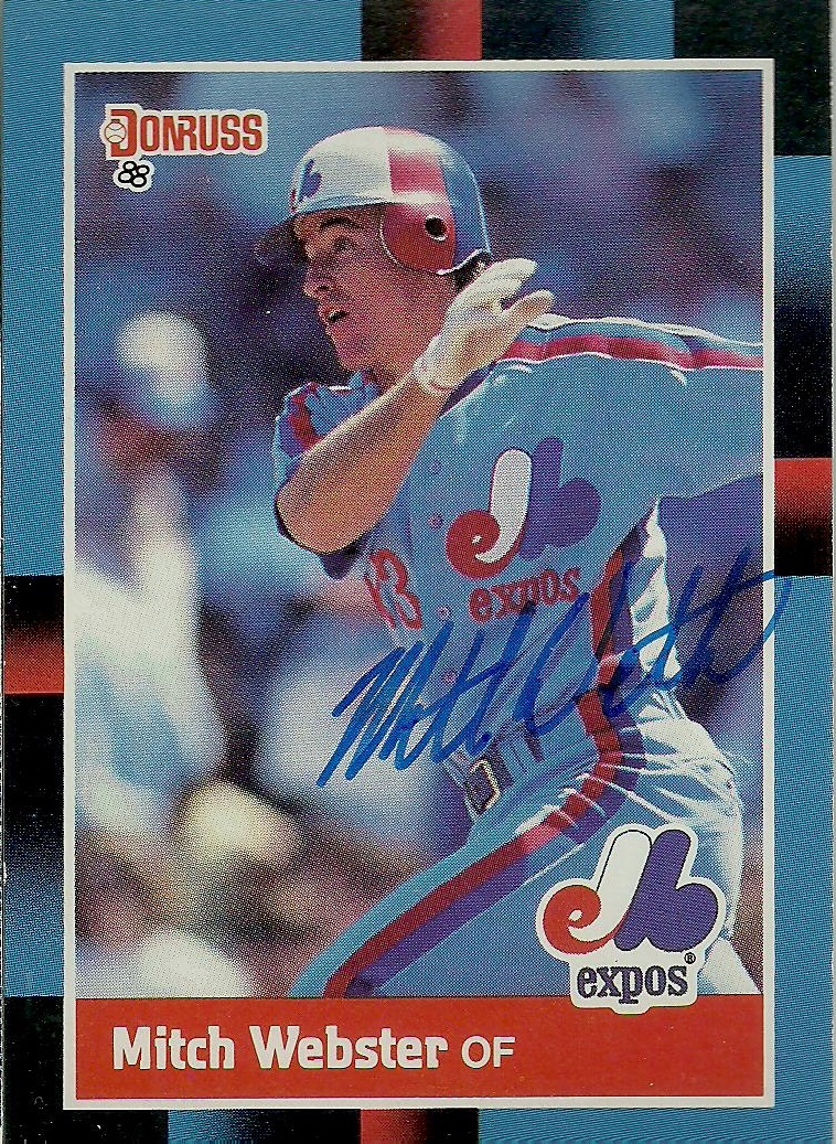 Hell's Valuable Collectibles: Mitch Webster: 3 Autographed Cards