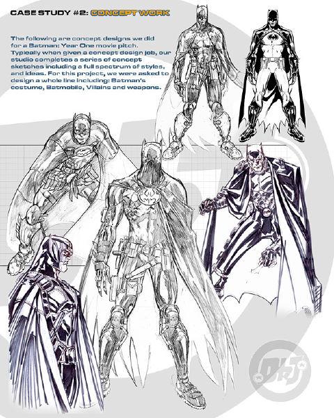 The Crusader's Realm: Concept art for Darren Aronofsky's Batman: Year ...