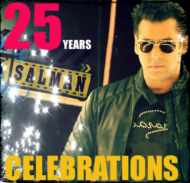 Salman Khan Completes 25 Years In Bollywood Rockstar Salman Khan