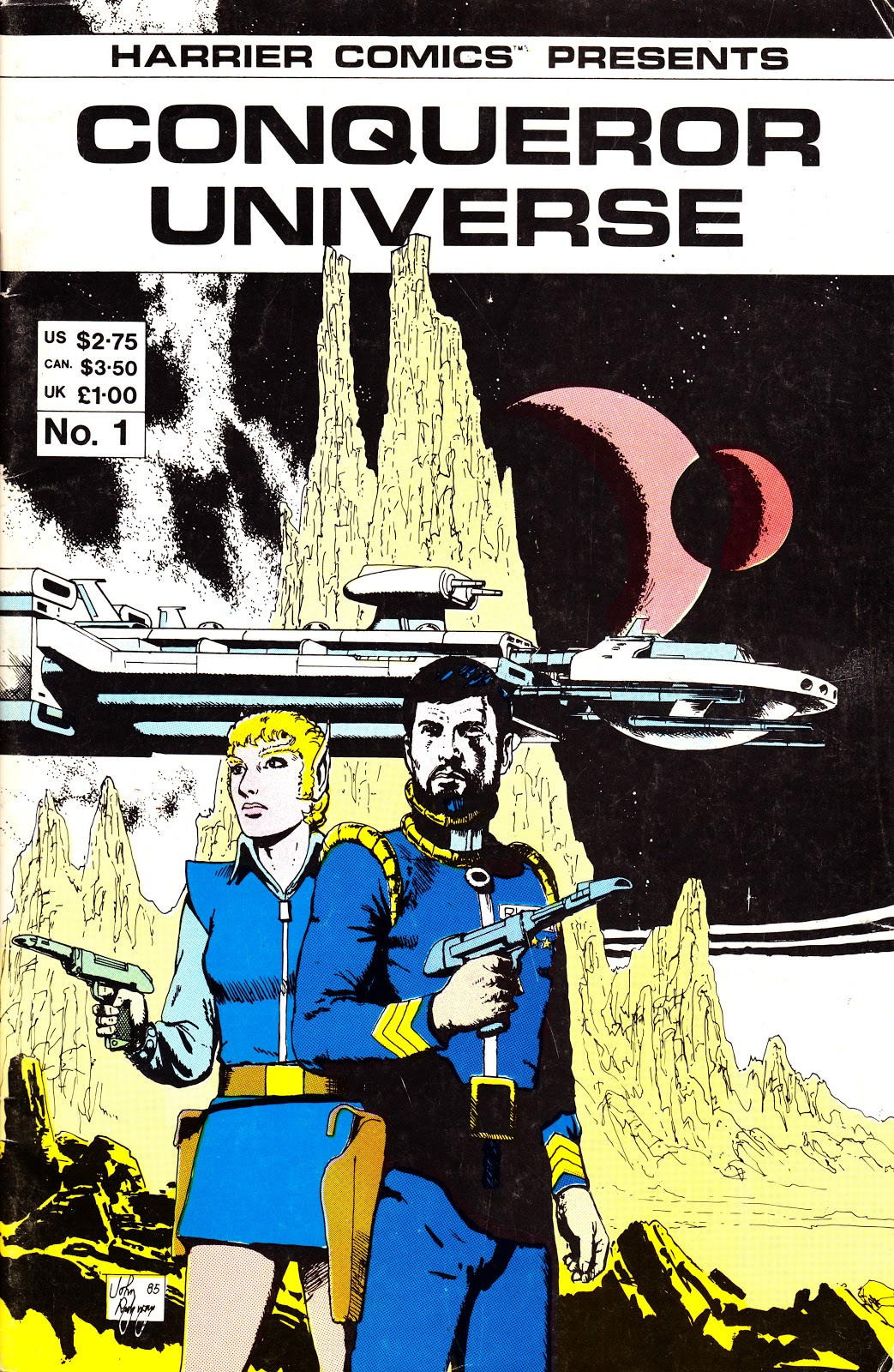 STARLOGGED - GEEK MEDIA AGAIN: 1984: CONQUEROR (Harrier Comics)