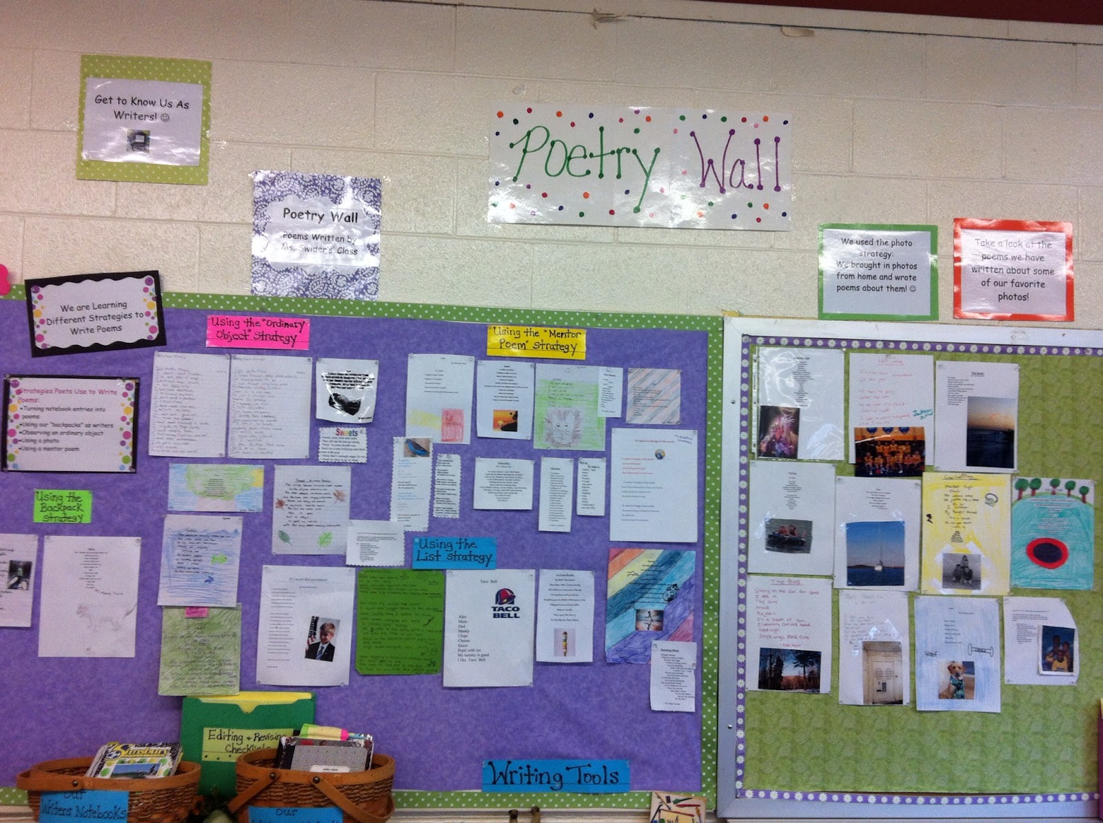 Two Reflective Teachers: Bulletin Boards and Charts