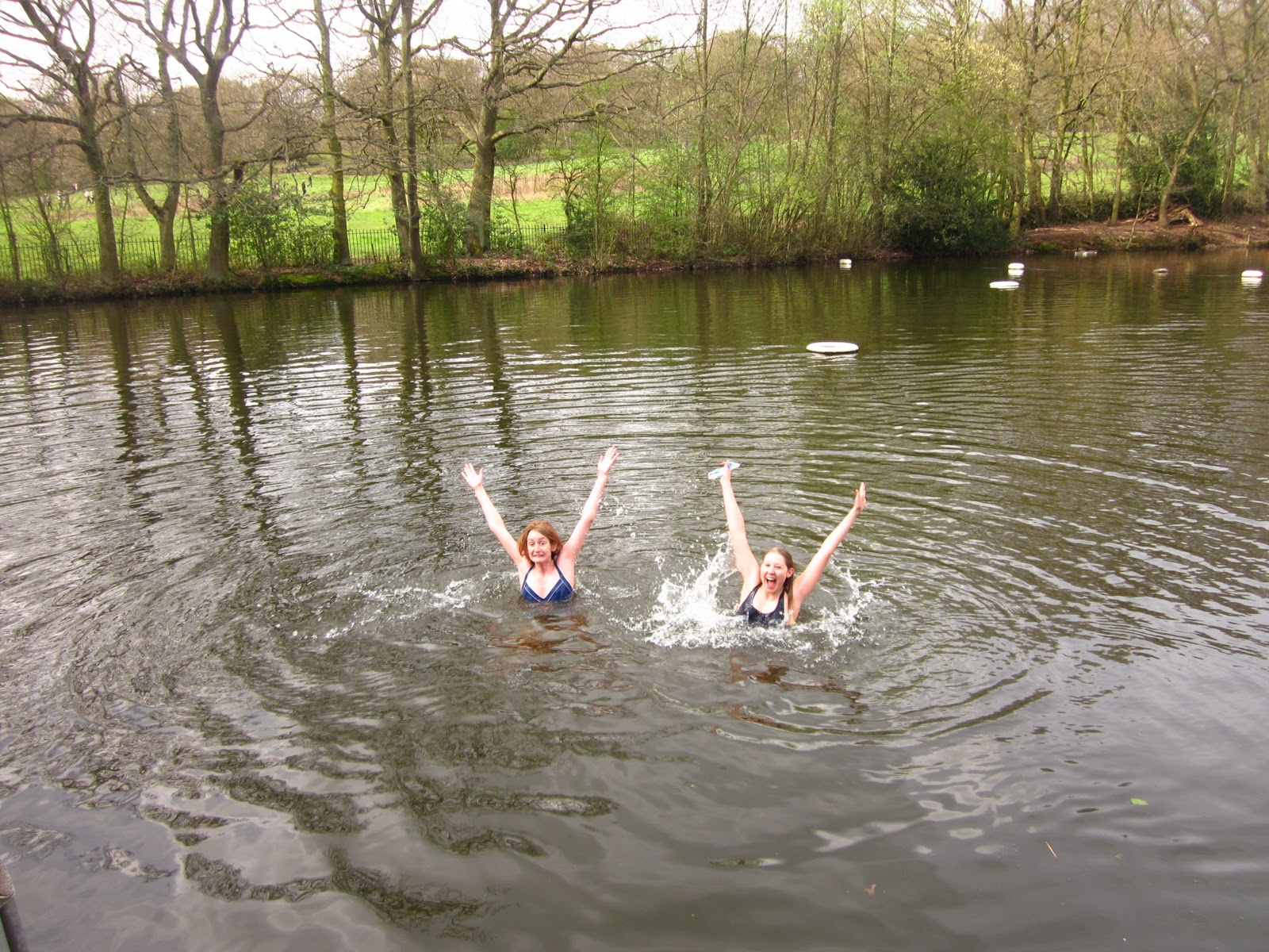 theswimmerashero: Sunday 3rd April Kenwood Ladies Pond, Birthday Dip