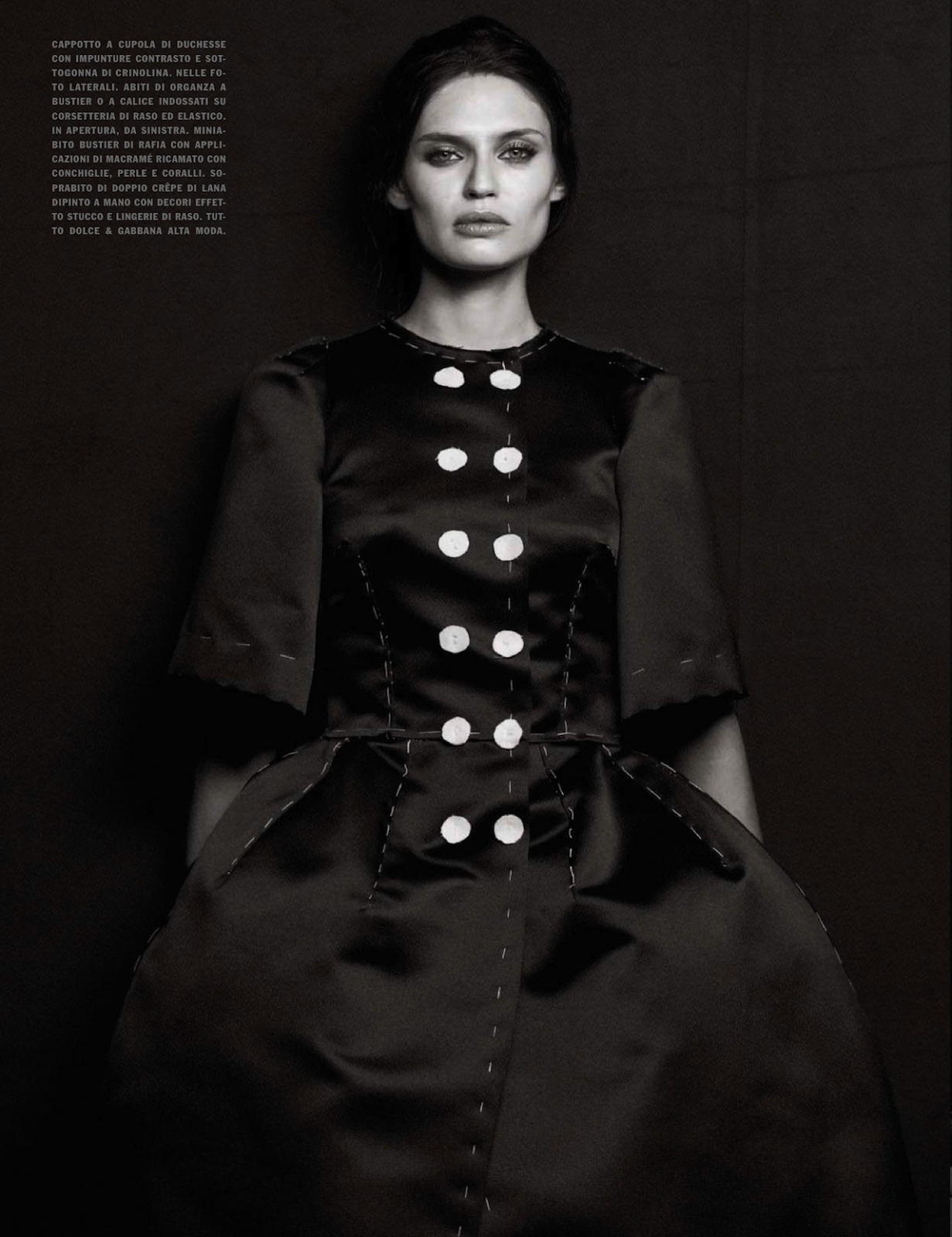simply classy: bianca balti by peter lindbergh for vogue italia march ...