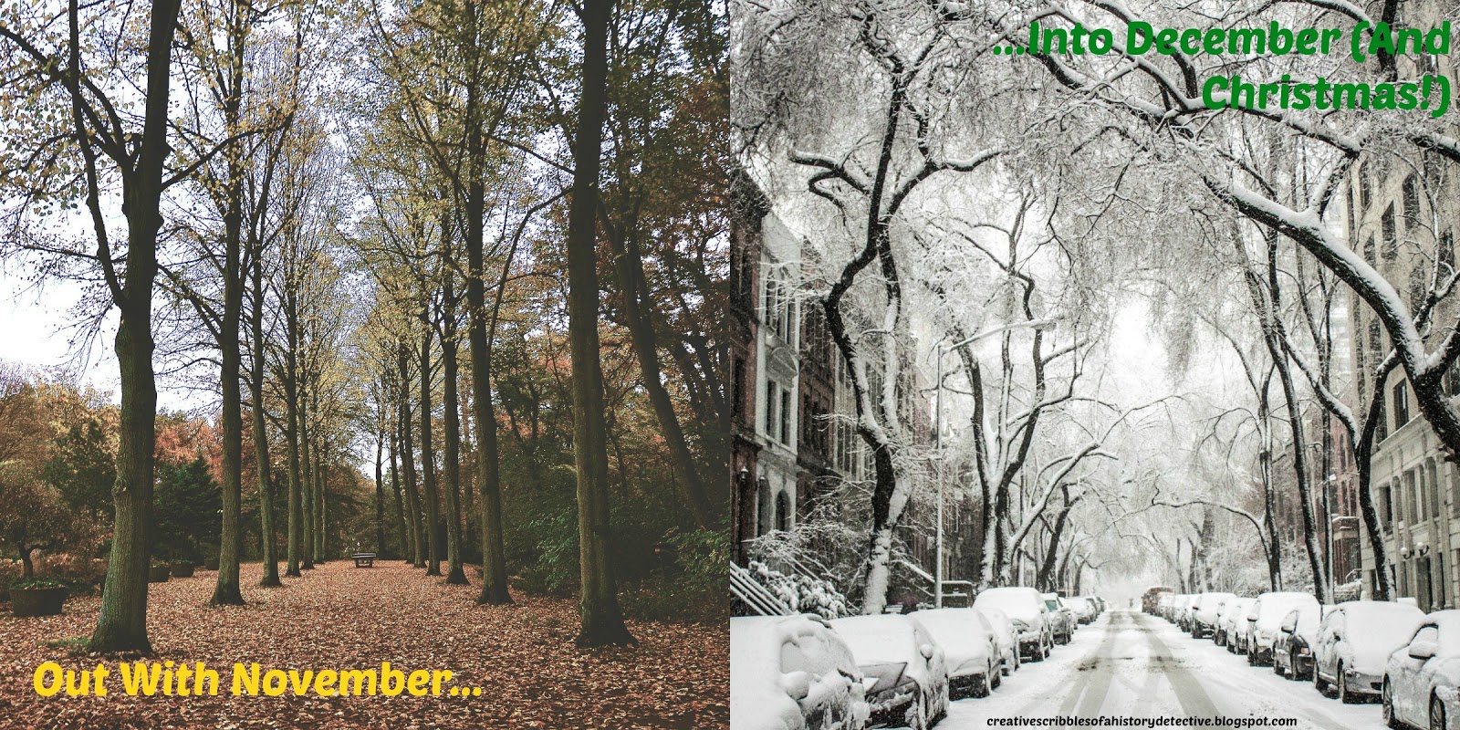 Creative Scribbles of a History Detective: Gone with November, Into ...