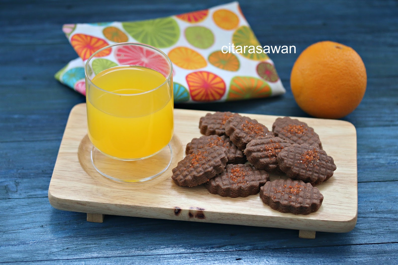 Biskut Coklat Oren ~ Resepi Terbaik