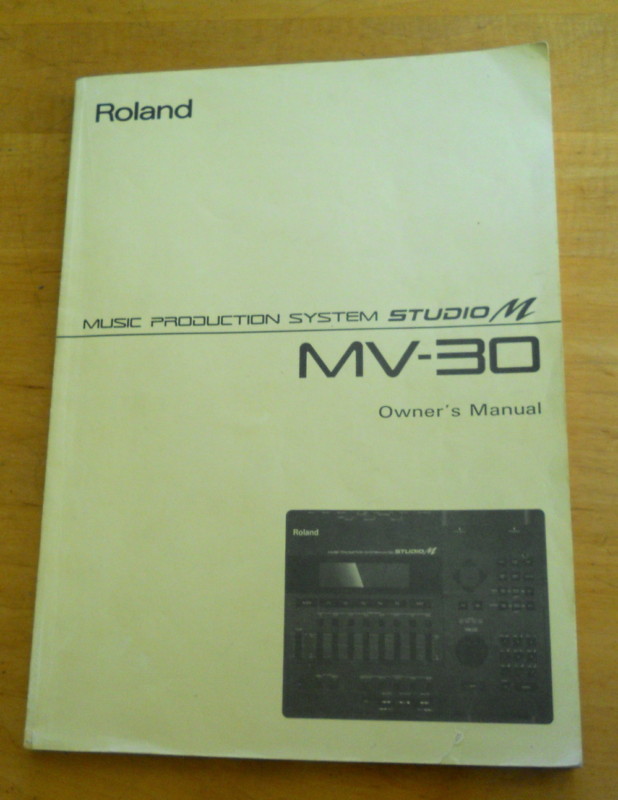 MATRIXSYNTH: Roland MV-30 Music Production System Studio M
