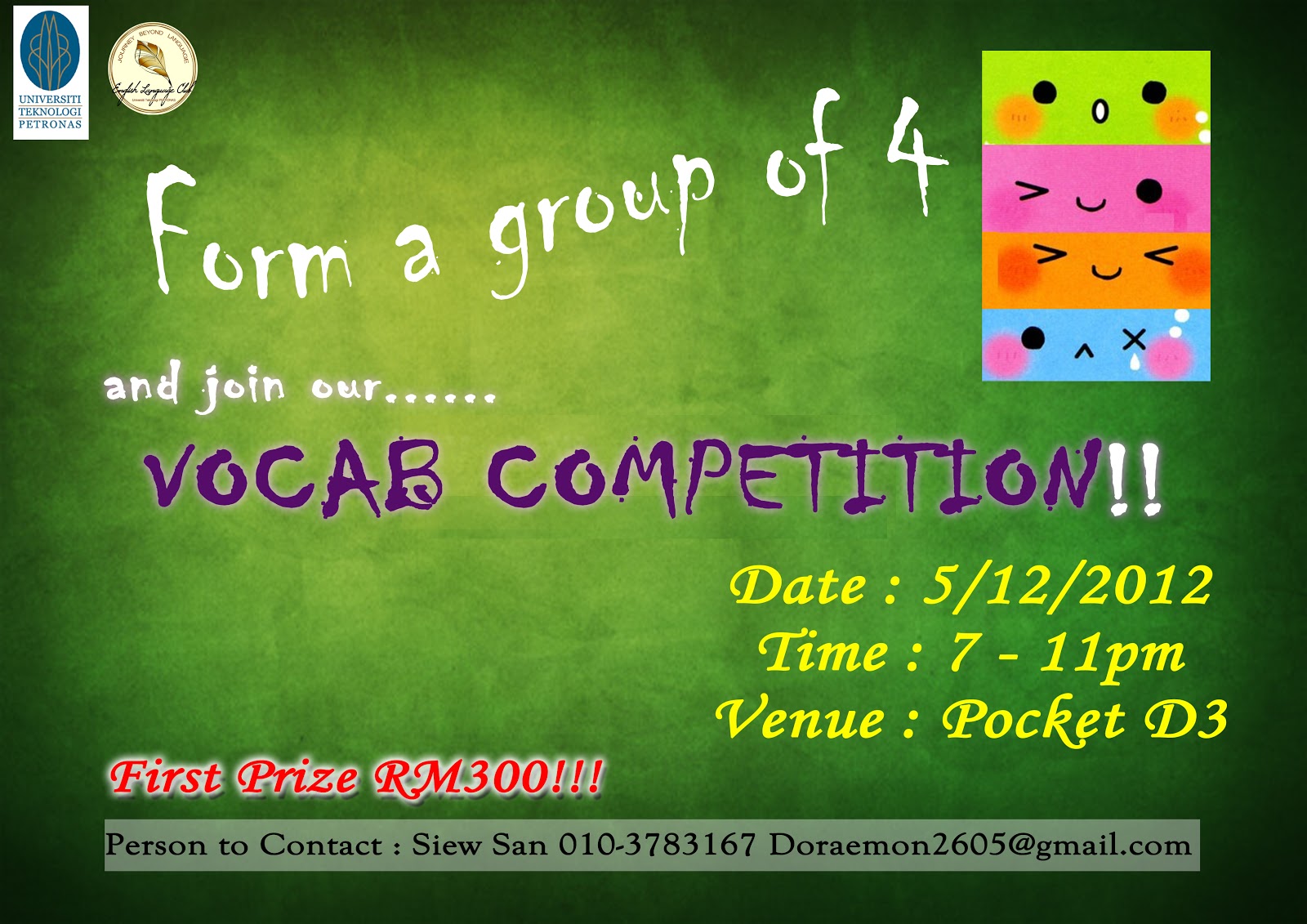 English Language Club (ELC): Popular Book Fair and Vocabulary Competition