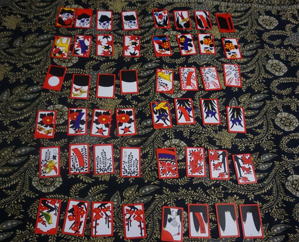 Hiew's Boardgame Blog: Hanafuda (Japanese traditional game) - Koi Koi