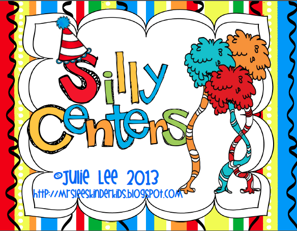 Mrs. Lee's Kindergarten: Super Sale and Silly Centers!!