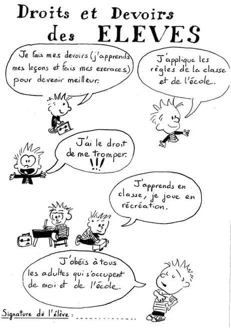 les droits et les devoirs des enfants