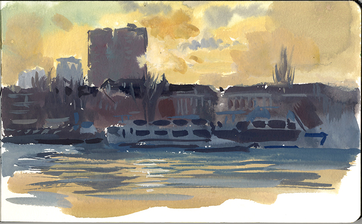 Wouter Tulp | Illustrator |: Plein air Rotterdam