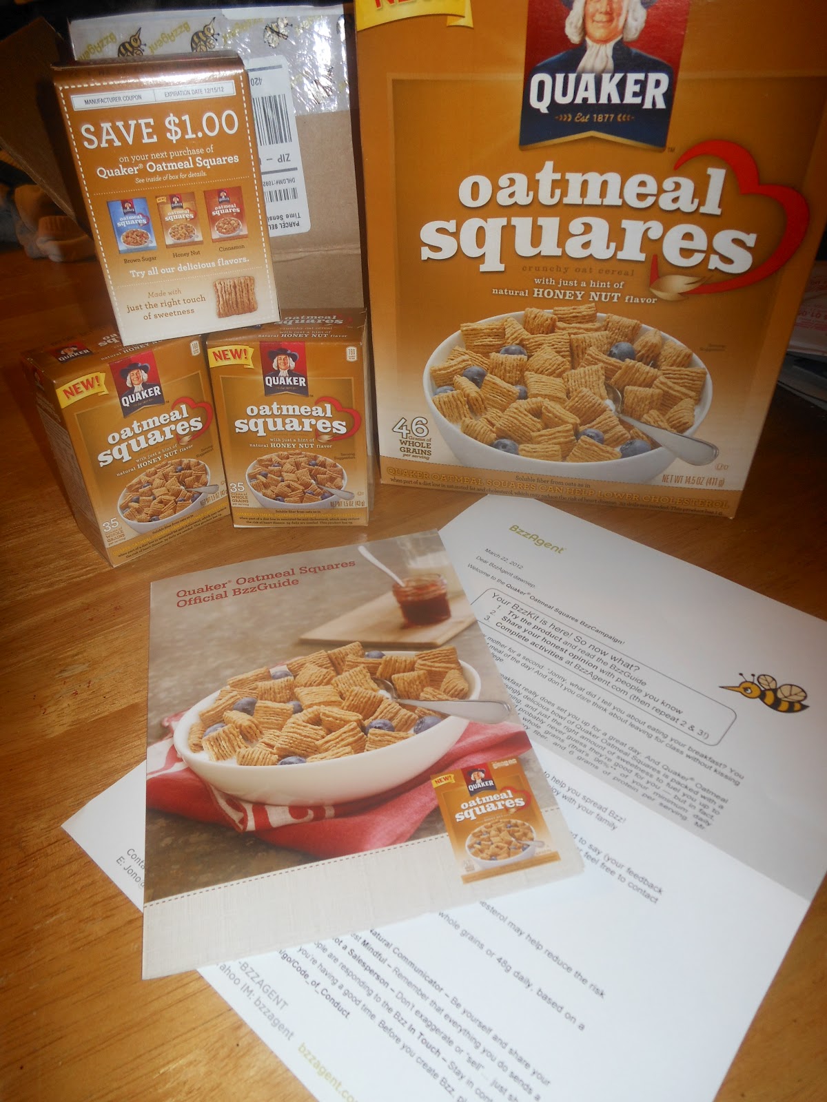 Check it Out! with Dawn: Product Review: Quaker Oatmeal Squares Cereal