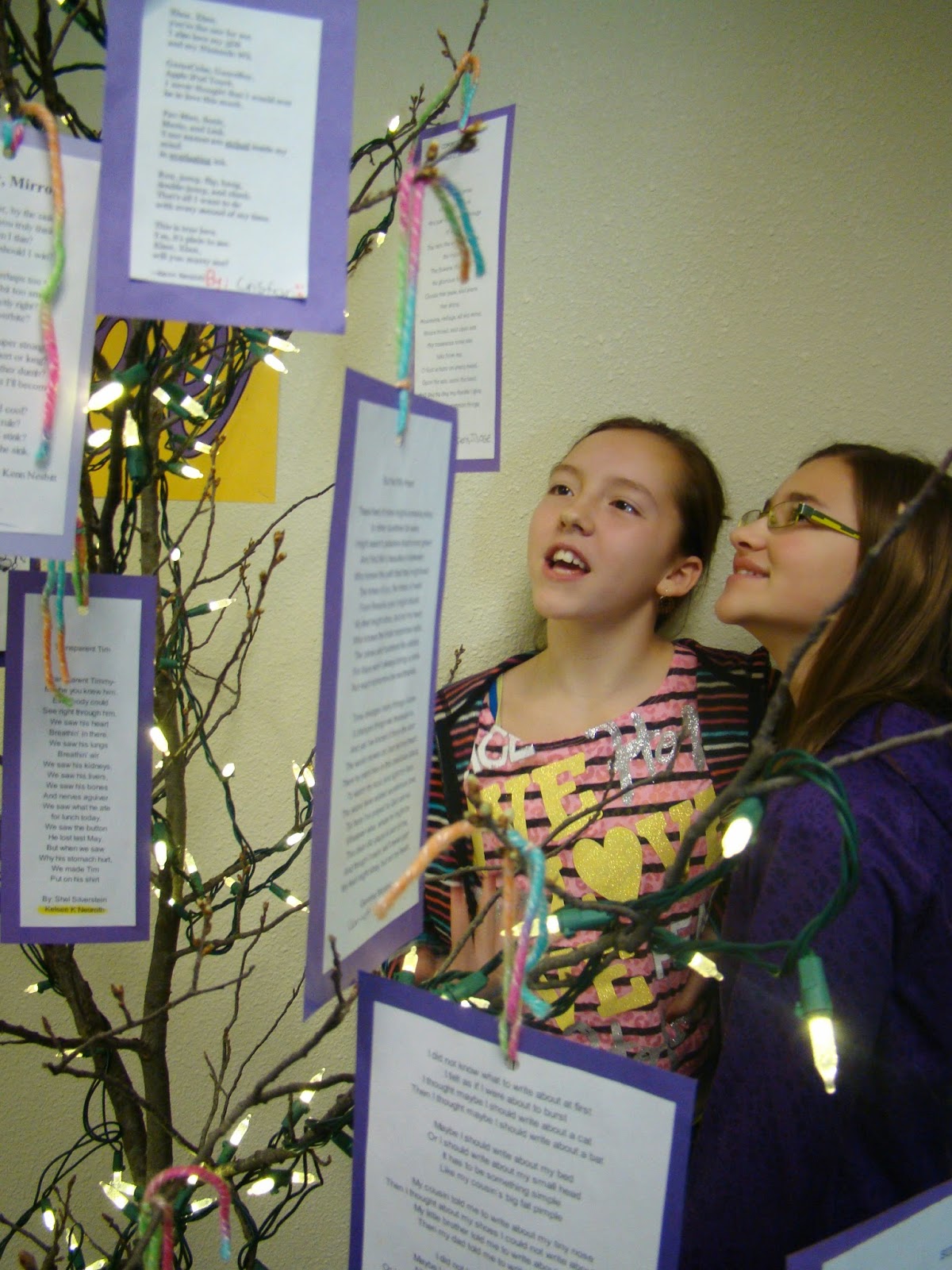 A Full Classroom: Our Poet-Tree