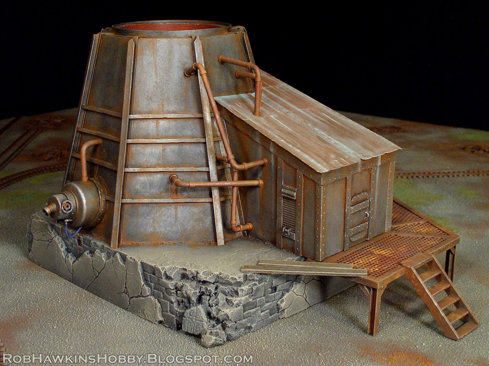 Rob Hawkins Hobby: WWX Terrain: Industrial Structures