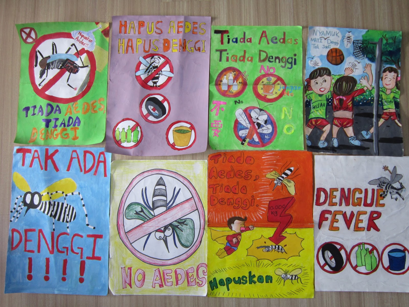 Dengue Patrol SJKC Kong Min Cawangan Satu: Poster Denggi