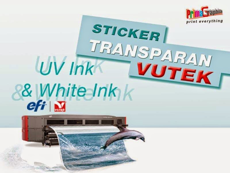 Percetakan : Cetak Sticker Transparan untuk Outdoor