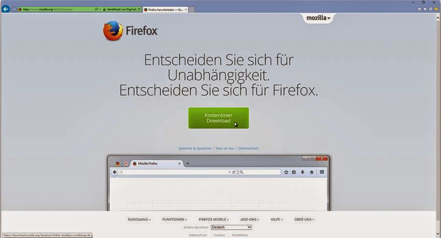 PcEinsteiger: Firefox auf Windows 10 installieren