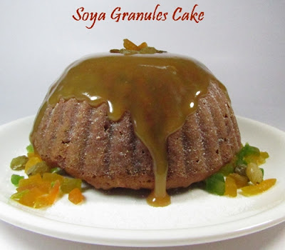 Boni's Healthy Twists: Soya Granules Cake