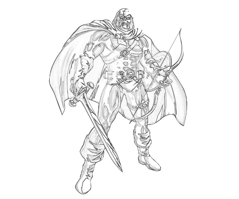 Marvel vs Capcom Taskmaster Drawing | Yumiko Fujiwara