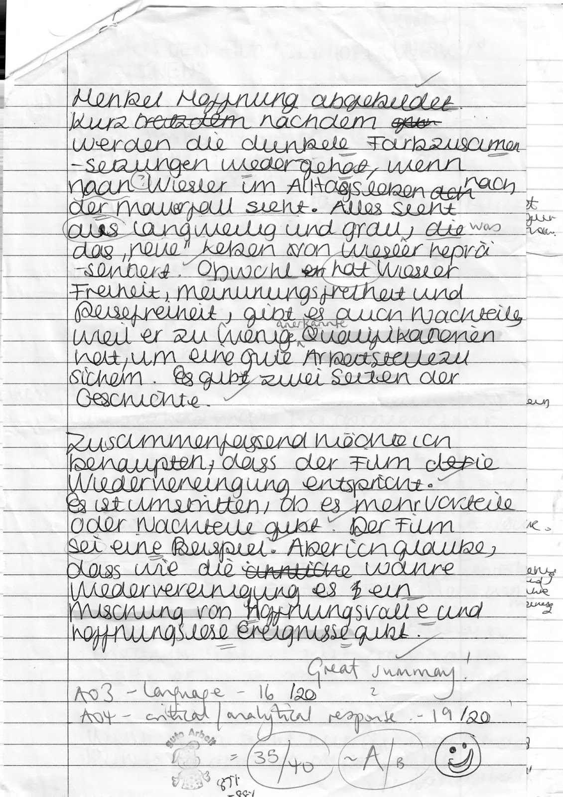 Keating Young: Advice and Examples for A Level German Essay Writing ...