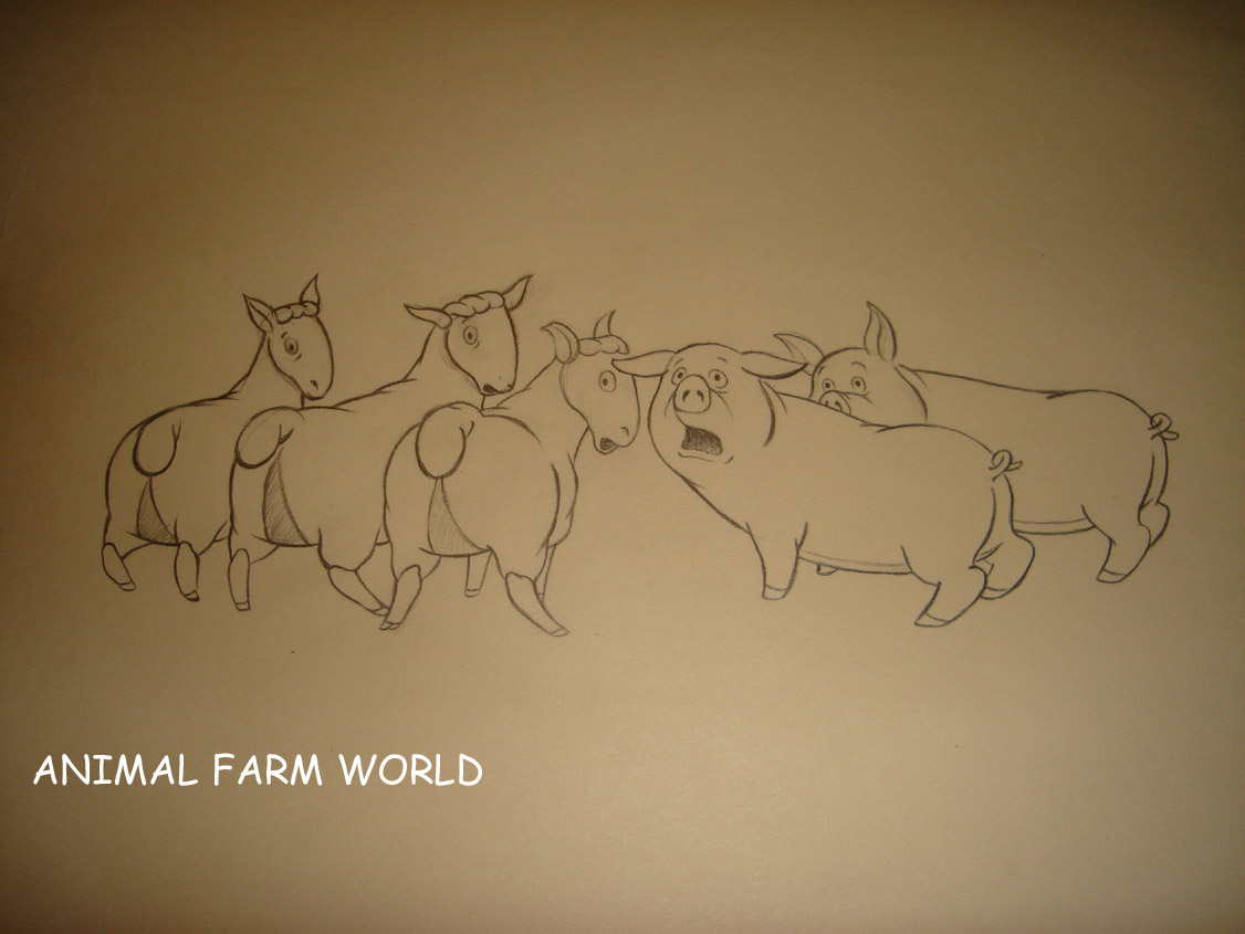Living Lines Library: Animal Farm (1954) - Production Drawings > Animals