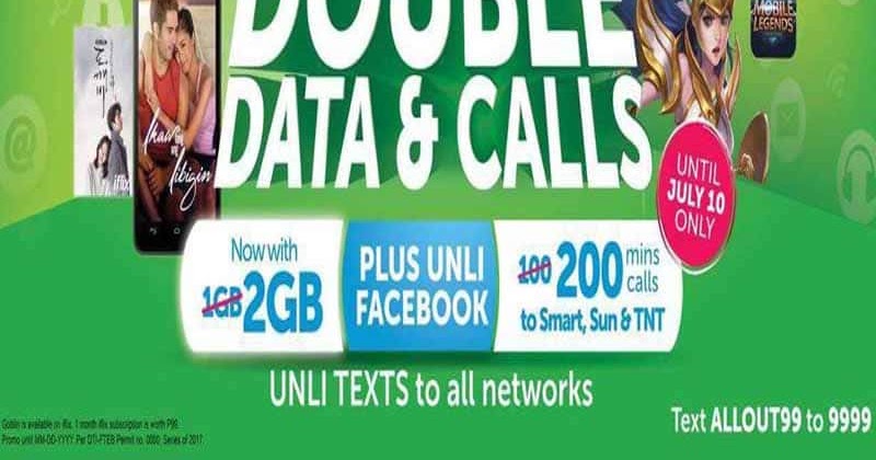 Smart AllOut99 – 7 Days Unli FB, Text to All Networks, 2GB Data + Call