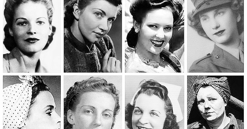 The Victory Rolls, the Lifted and the Swoops: Vintage Photos Depict ...