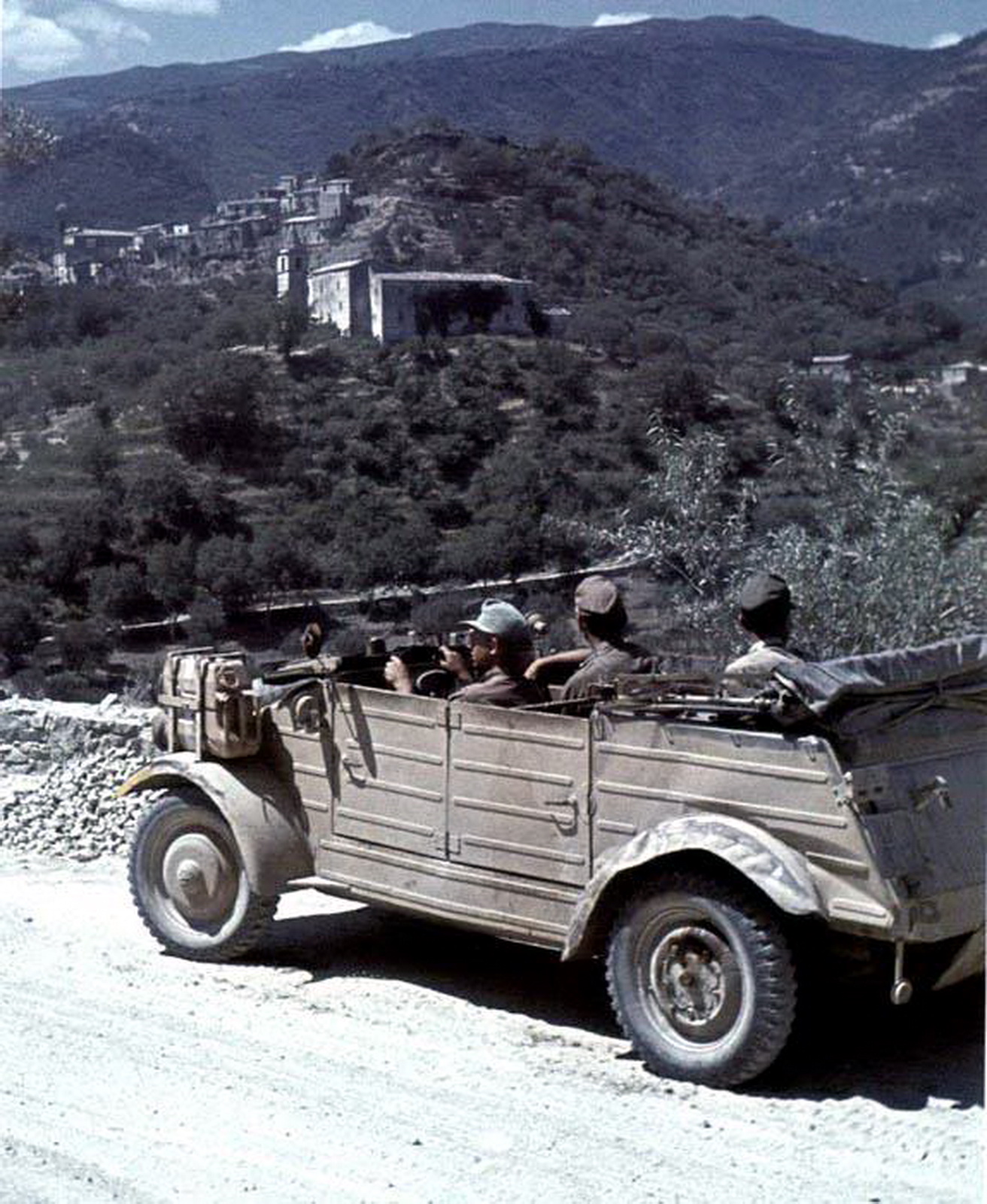 World War II in Color: Tropical Kübelwagen in the Mediterranean Theater ...