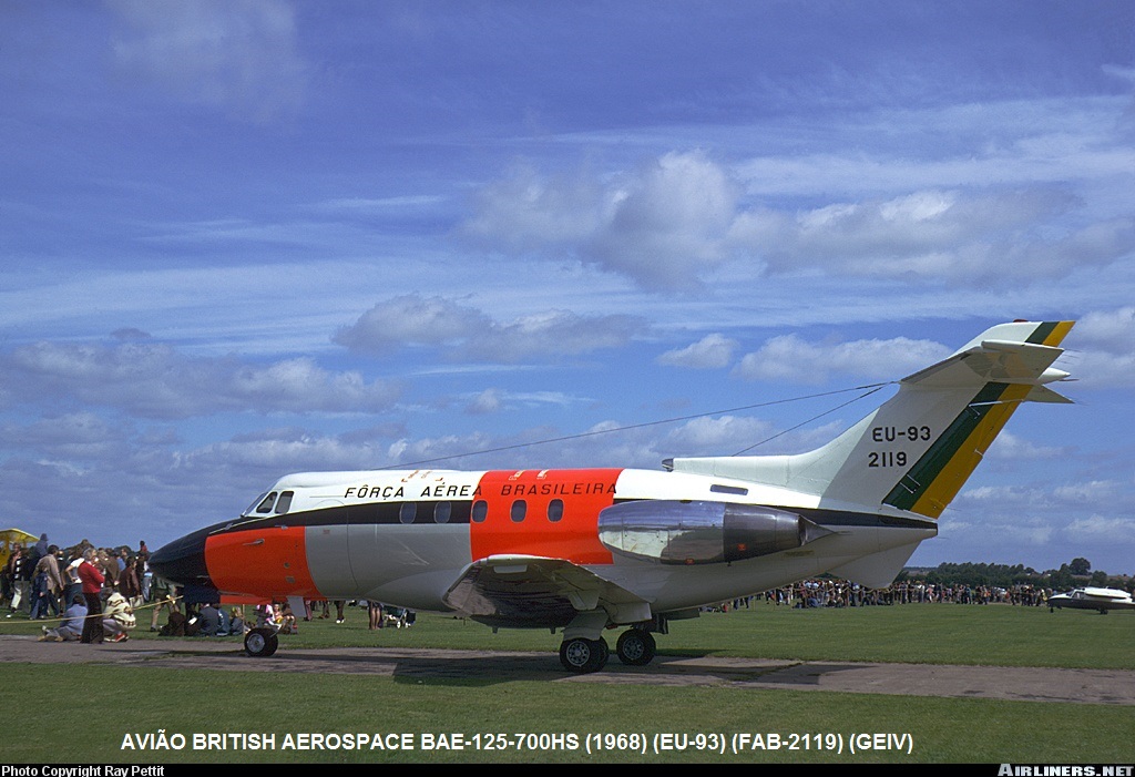 DESFILE HISTORICO DA FORÇA AÉREA BRASILEIRA (FAB): (FAB-2119) (BAE-125 ...