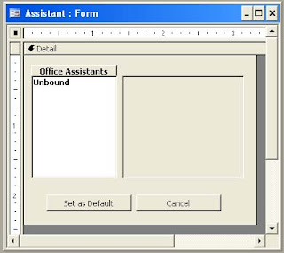 Selection of Office Assistant ~ LEARN MS-ACCESS TIPS AND TRICKS