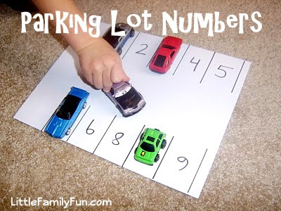 Little Family Fun: Parking Lot - Numbers