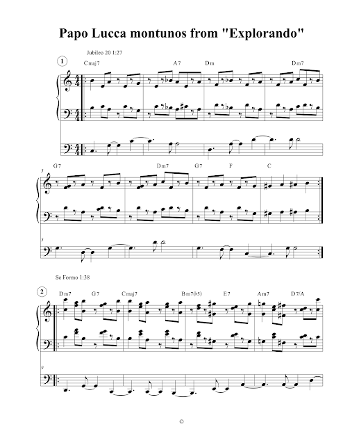 Papo Lucca: Montunos