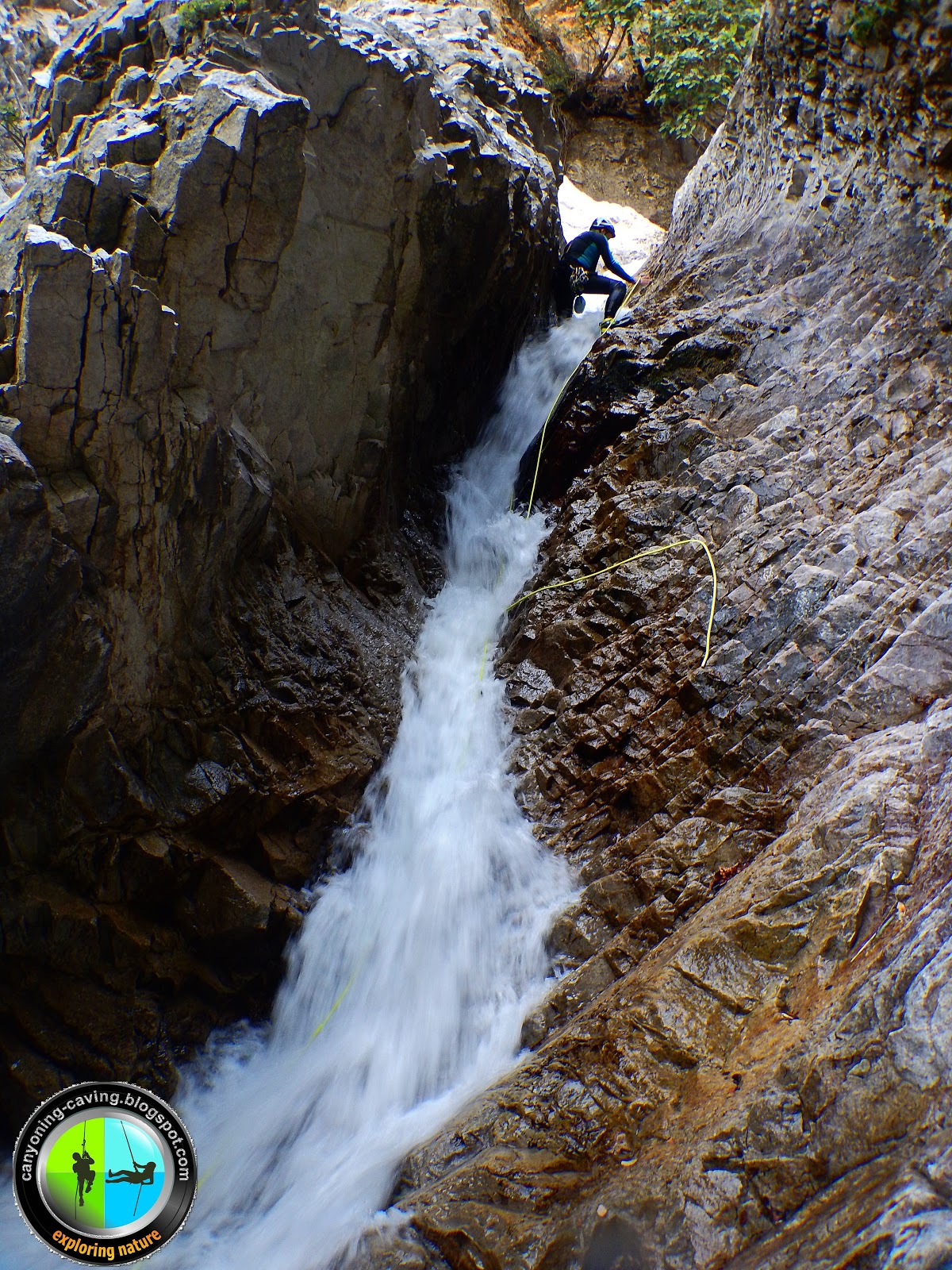Canyoning - Caving: Canyoning στο Φονιά, Σαμοθράκη 2016