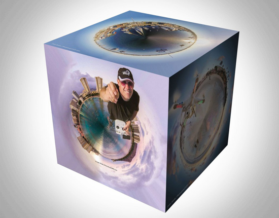 Photoshop: How to make a 3d photo cube in photoshop