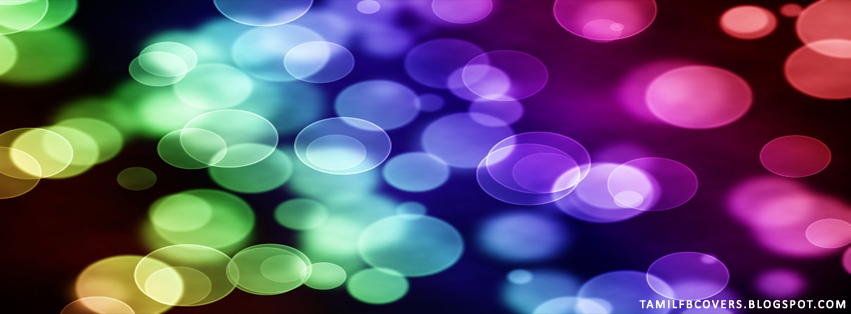 My India FB Covers: Colourful Bubbles - Colourful FB Cover