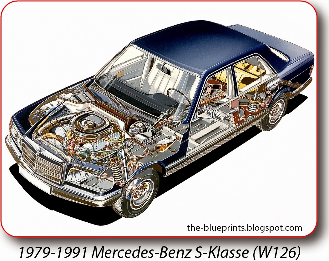 Vector Blueprints - Cars, Trucks, Busses and others: Mercedes-Benz ...