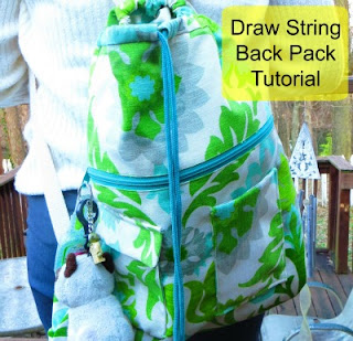 Joy's Jots, Shots & Whatnots: Draw String Back Pack Tutorial