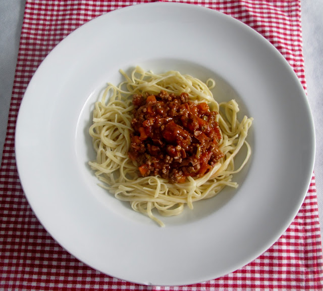 Tallarines con Salsa Boloñesa | Las Recetas de Marichu.... y las mias