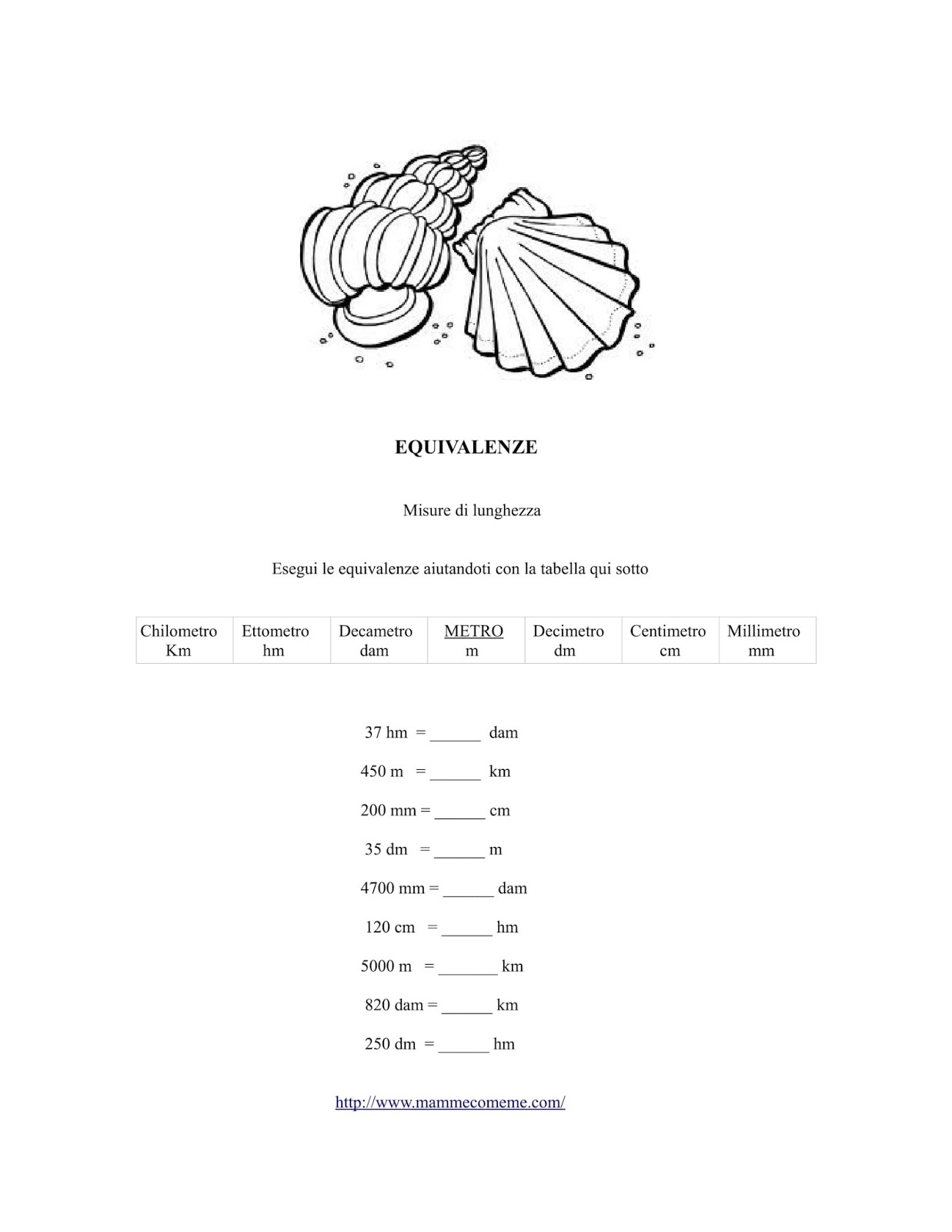 Mamme come me: Schede di ripasso di matematica classe terza elementare