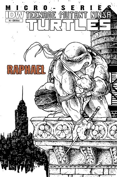 IDW Raphael #1 - Variant Cover Guide