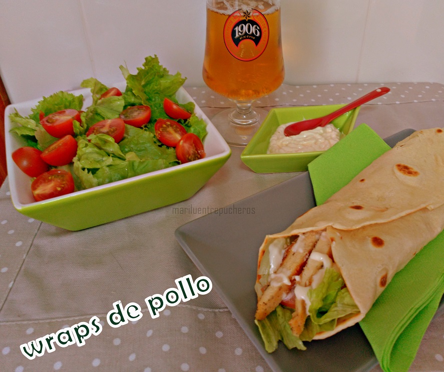 Marilú Entre Pucheros: WRAPS DE POLLO
