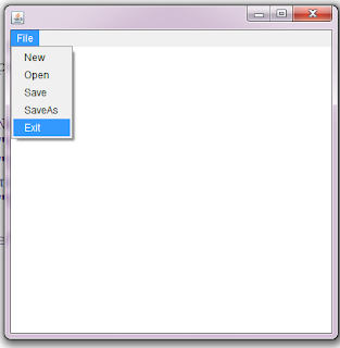 Java Programs : java program for menu demo in awt