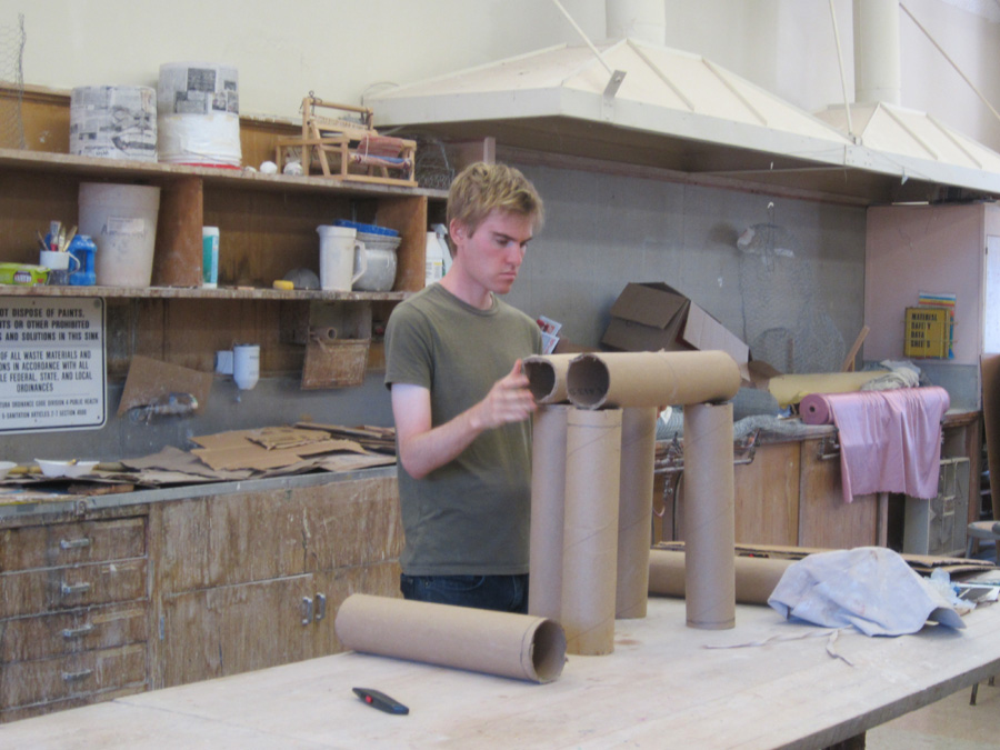 Ventura College Ceramics & Sculpture: Fall 2012 Cardboard Chair Project