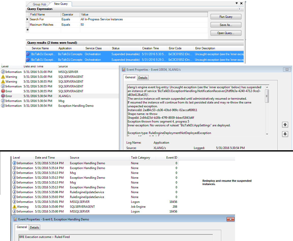 Microsoft Integration Platform Biztalk And Azure Ipaas Exception Handling With None