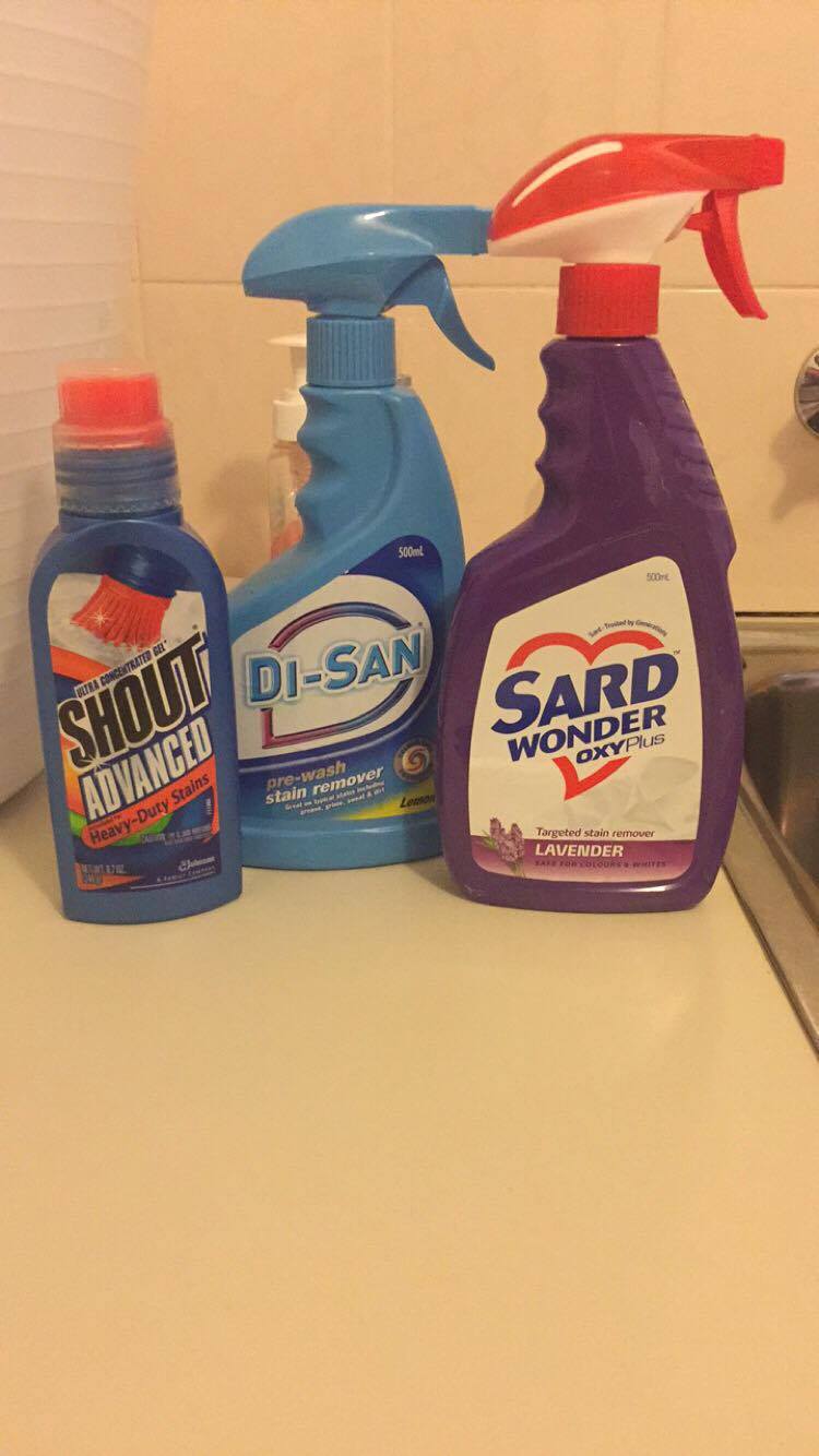 Science blog: Stain Remover Experiment