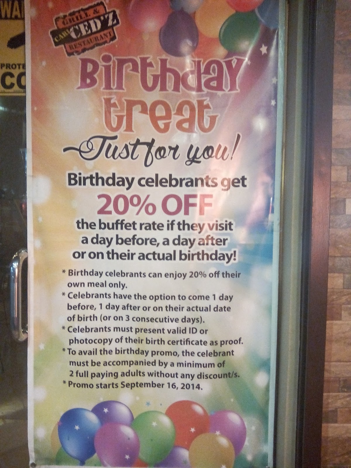 Miss G Diaries: CARL CED'Z Grill & Restaurant