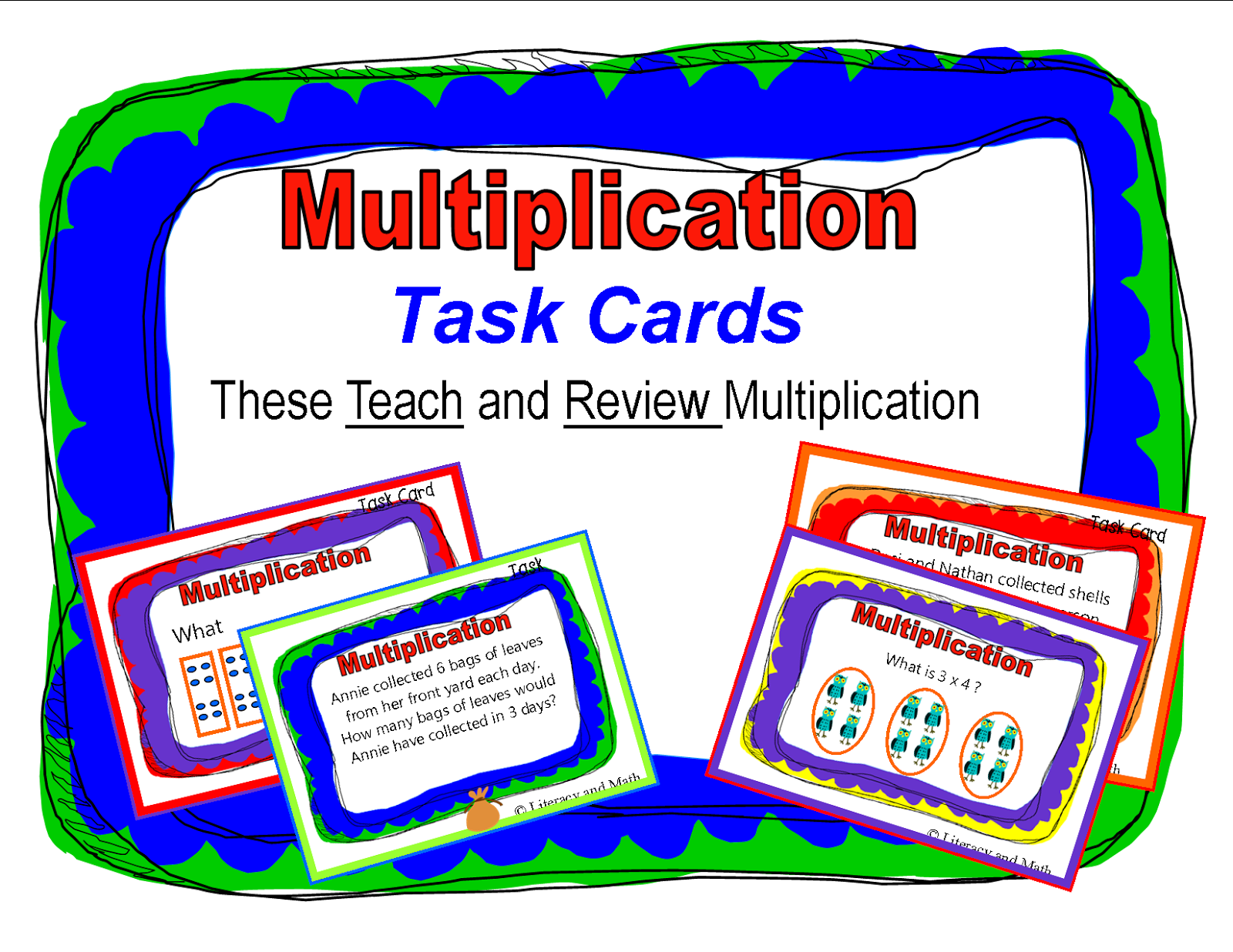 Literacy Math Ideas The Different Types Of Multiplication Problems Literacy Math Ideas The Different Types Of Multiplication Problems