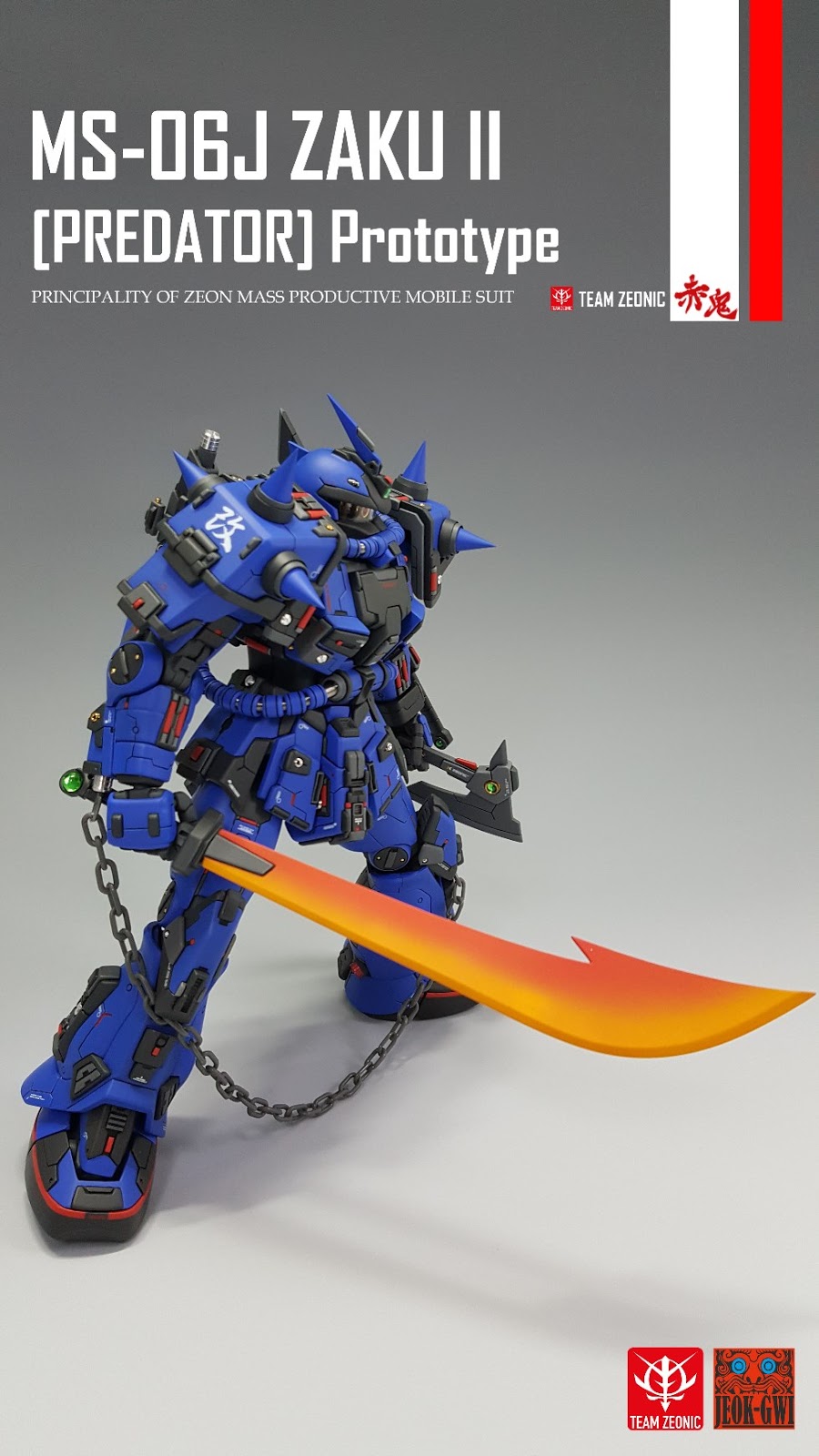 GUNDAM GUY: MS-06J Zaku II [PREDATOR] Prototype - Custom Build