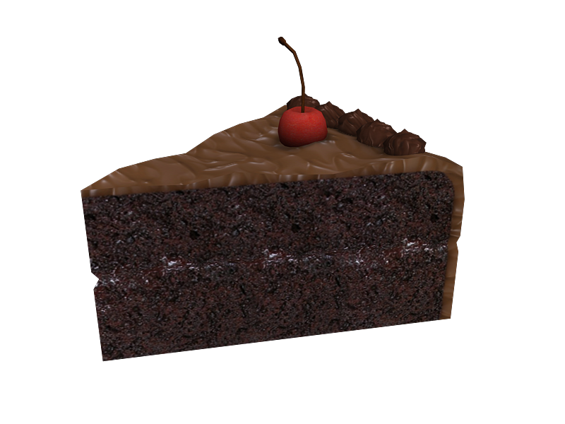 Justin Strawn - 3D Portfolio: Cake Slice