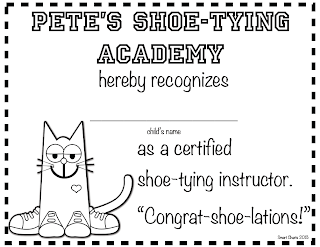 Smart Kids: Pete's Shoe-Tying Certificates